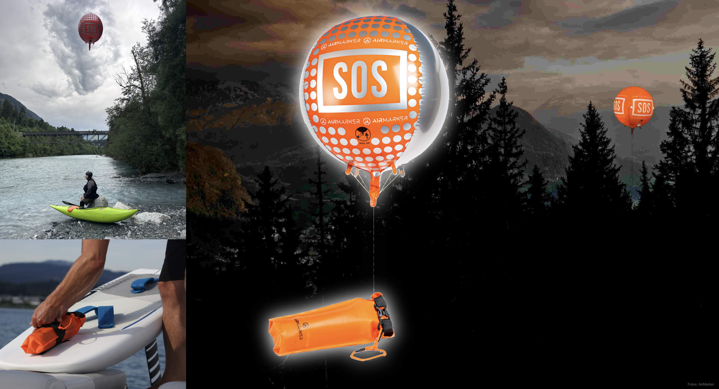 Notfall-Signalballon von AirMarker - R.Four und R.Five - wingdaily.de
