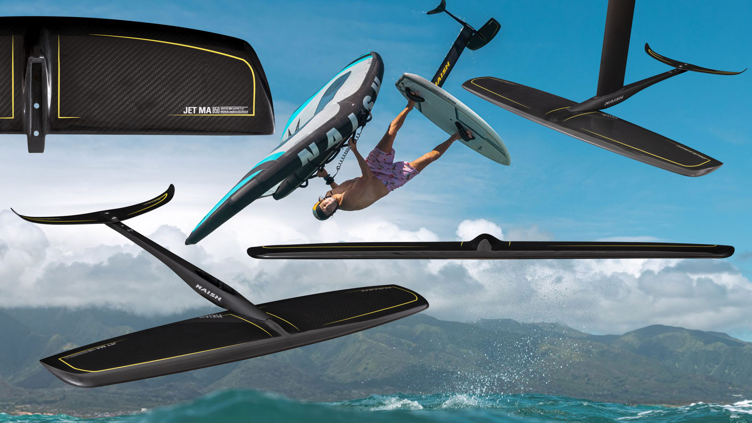 Naish Jet MA Foil - Medium Aspect Frontwings - wingdaily.de