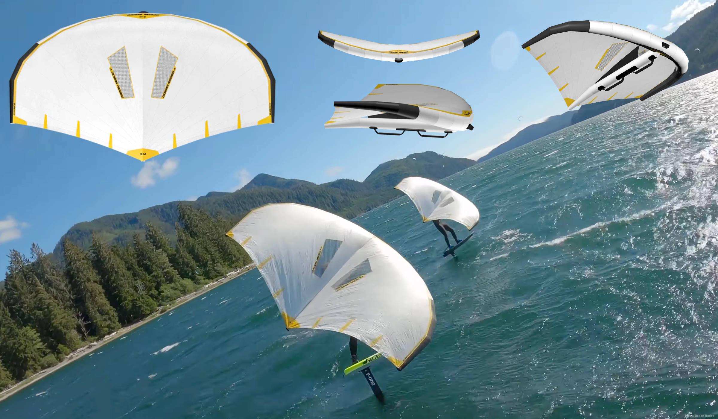 Ocean Rodeo Glide AA-Series Wing - komplett aus Aluula - wingdaily.de